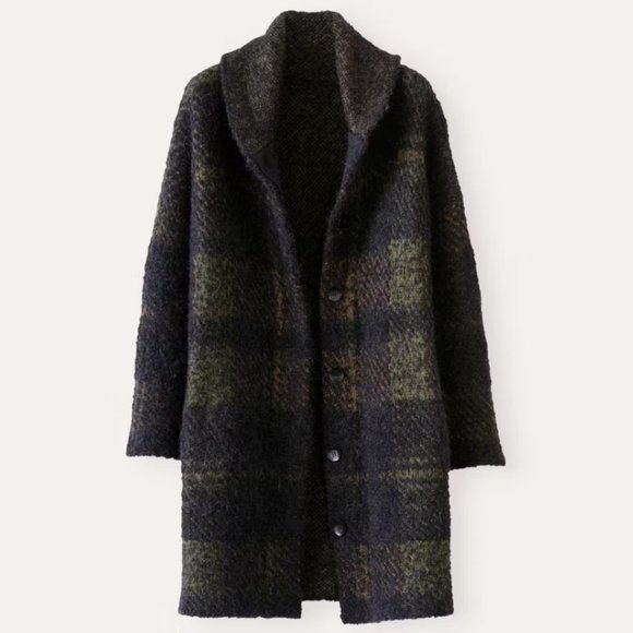 Poetry | Jackets & Coats | Poetry Alpaca Boucl Coatigan In Black Marl ...